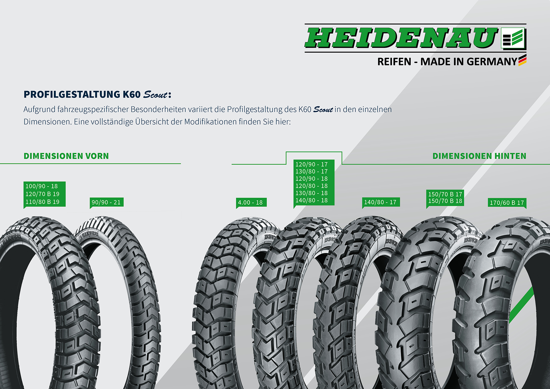 K60 Scout - Motorcycle - Two-wheel Tires